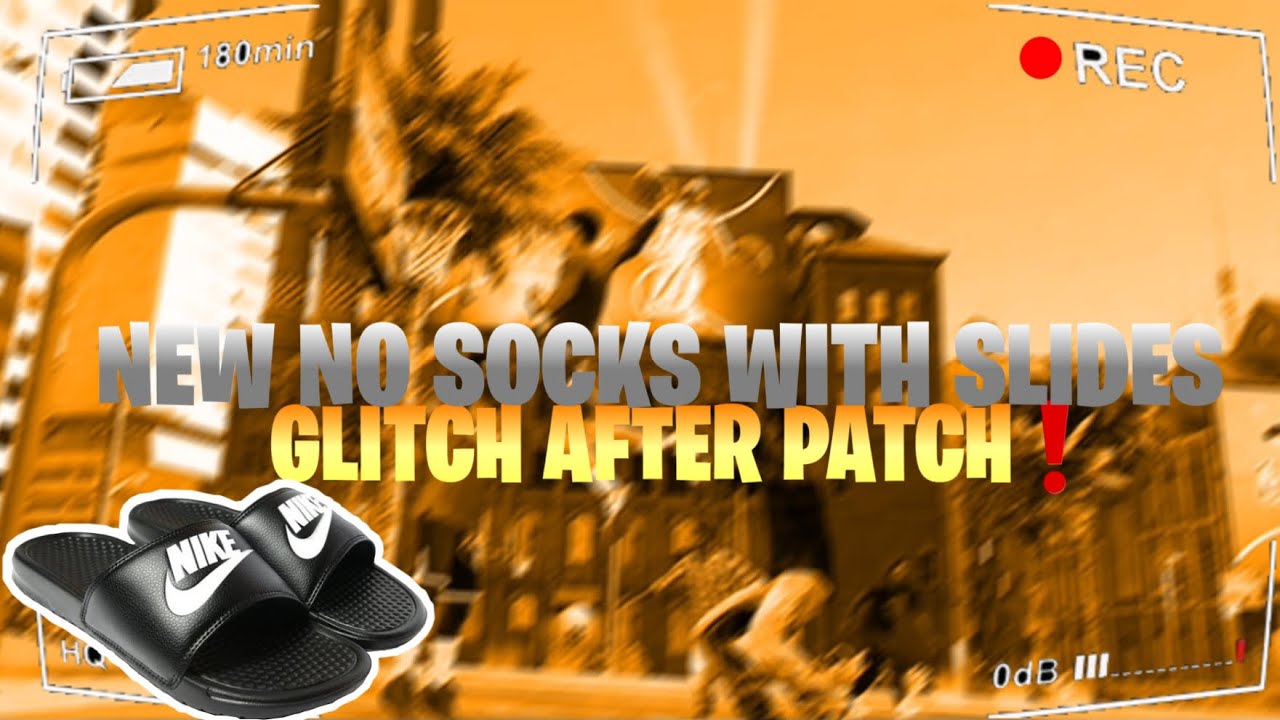 NEW NO SOCKS WITH SLIDES GLITCH AFTER PATCH⁉️ I HAD NO FEET😱 *MUST ...