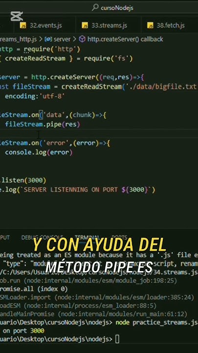 Como leer un archivo grande en el navegador con nodejs #javascript #desarrolloweb # ...