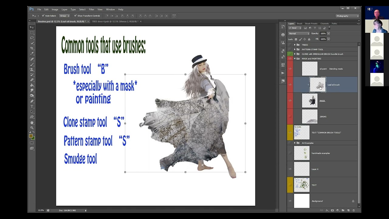 Using Brushes And The Pattern Stamp In Photoshop YouTube Using Brushes And The Pattern Stamp In Photoshop YouTube