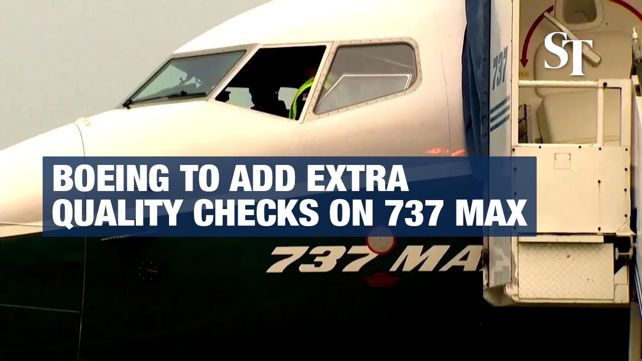 Boeing to add extra quality checks on 737 MAX - YouTube