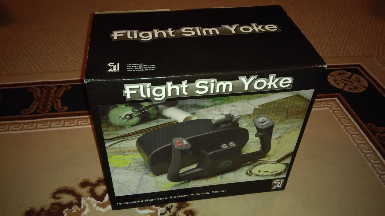 UNBOXING---CH FLIGHT CONTROL YOKE---FLIGHT SIMULATOR - YouTube
