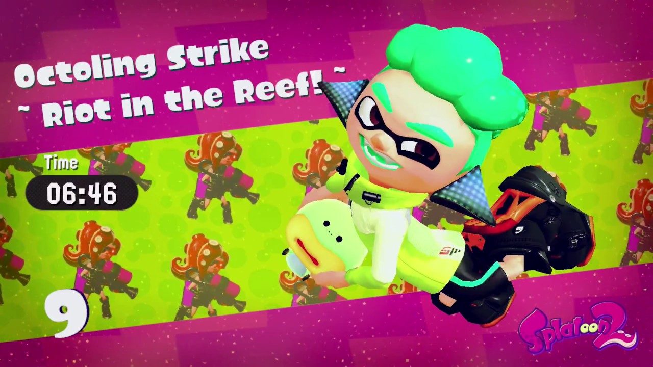 Splatoon 2 Level 9 Octoling Strike Riot in the Reef! - YouTube