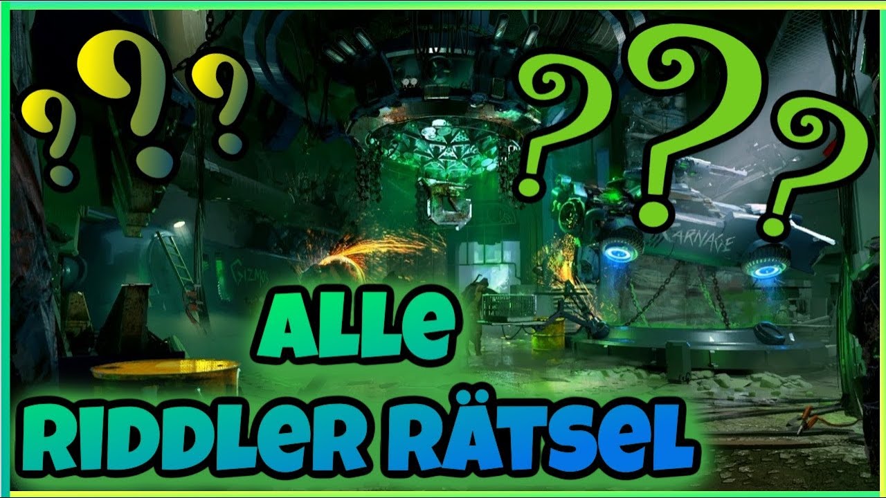 Alle Riddler Rätsel / All Riddler Puzzles / all collectibles / all ...