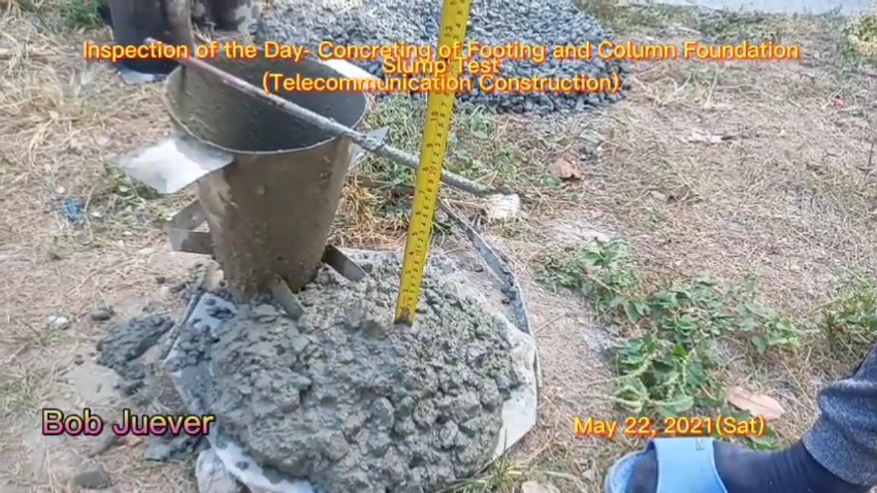 Footing Foundation Concreting (Telecommunication Construction) - YouTube