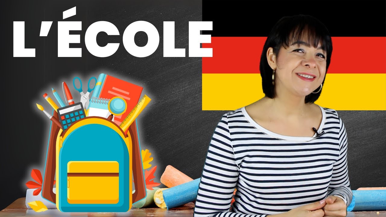 L'ÉCOLE- les matières scolaires/ DÉBUTANT - YouTube