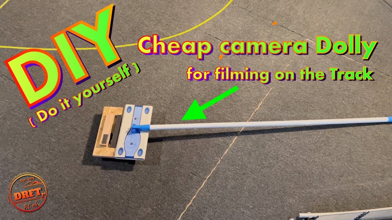 DIY - cheap homemade camera dolly for RC Drift filming - YouTube