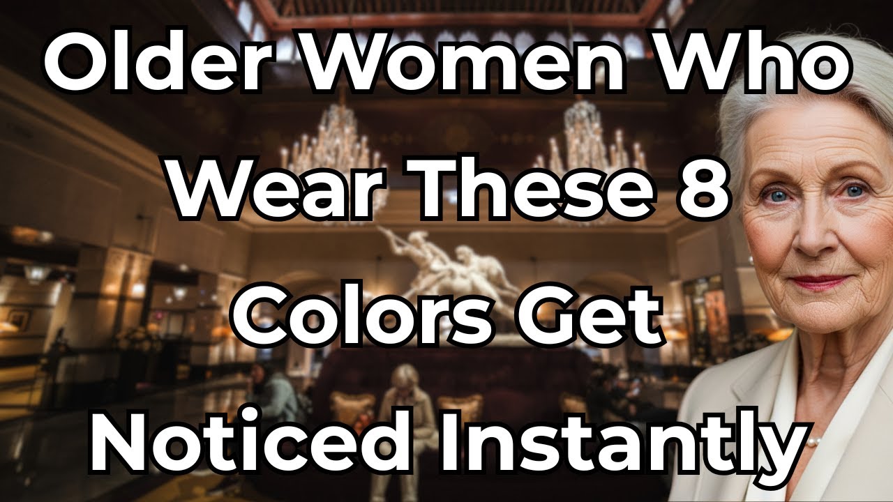 Older Women Who Wear These 8 Colors Get Noticed Instantly. - YouTube