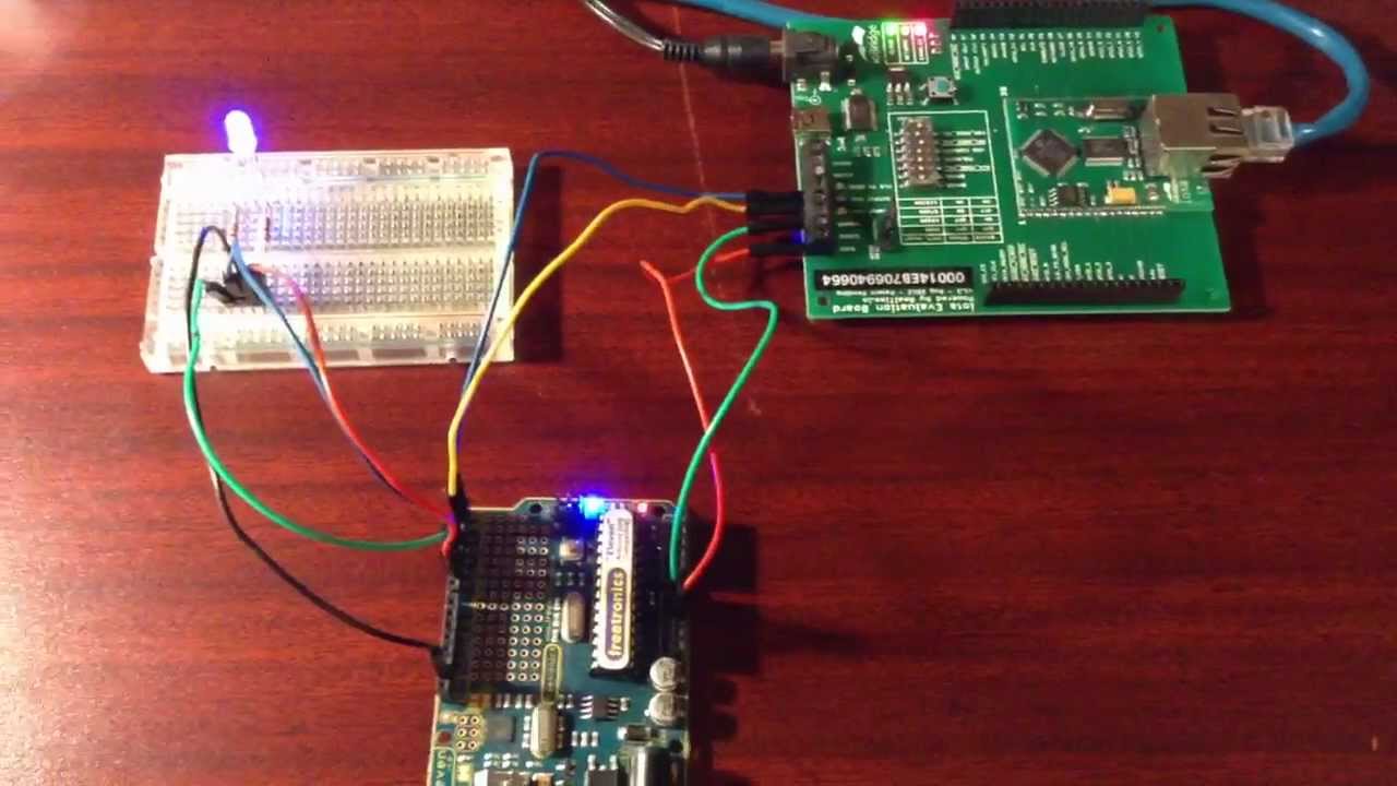CheerLights with ioBridge Iota, Arduino, and an RGB LED - YouTube