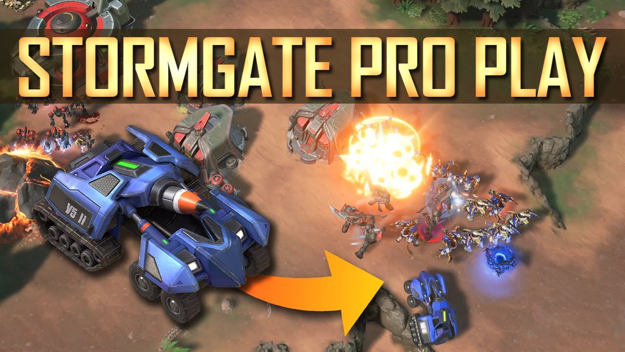 Stormgate EPIC Celestial vs. Vanguard Pro Match - YouTube