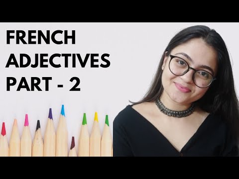 French Adjectives Part 2 | Common French words for beginners | French ...