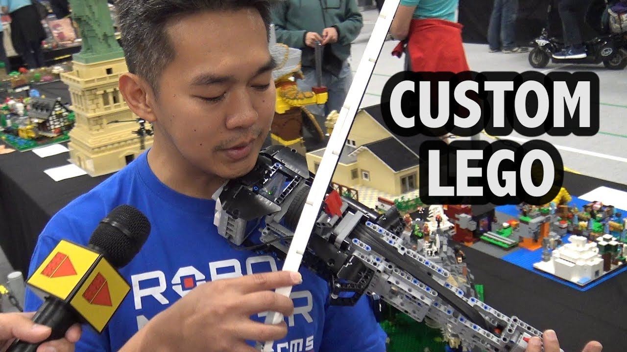 Functional LEGO Technic Violin | Skærbæk Fan Weekend 2018 - YouTube