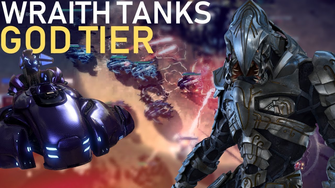 Halo Wars 2 - Wraith Tanks are absolutely better than before...breaking ...