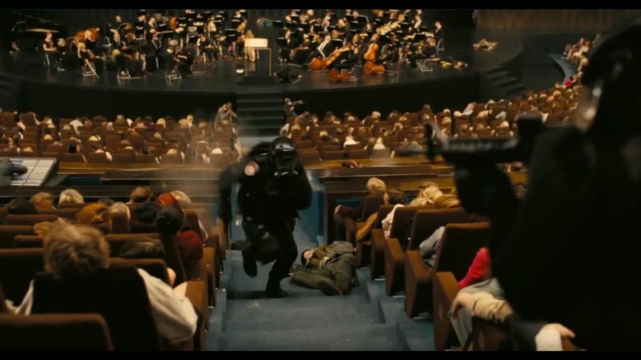 No friends at dusk huh? - Tenet - Openeing siege of the Opera building ...