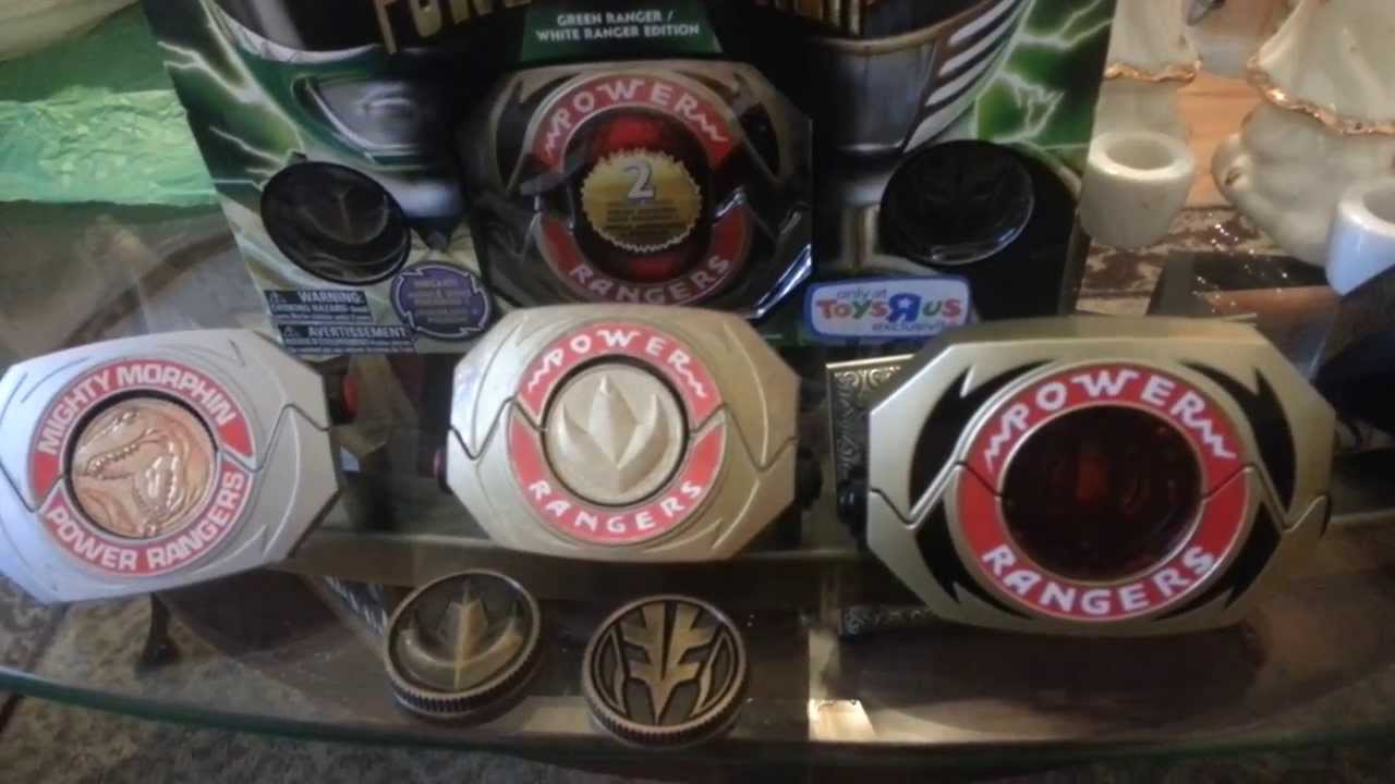 Green & White Ranger Legacy Power Morpher - YouTube
