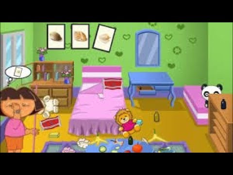 Dora Room Clean - Cleaning Game For Girls - YouTube