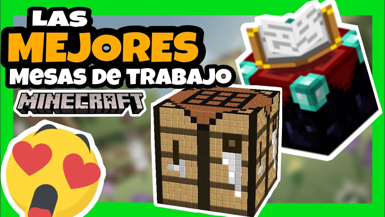 TOP 5 MEJORES MESAS de TRABAJO 😍 MINECRAFT!! - YouTube