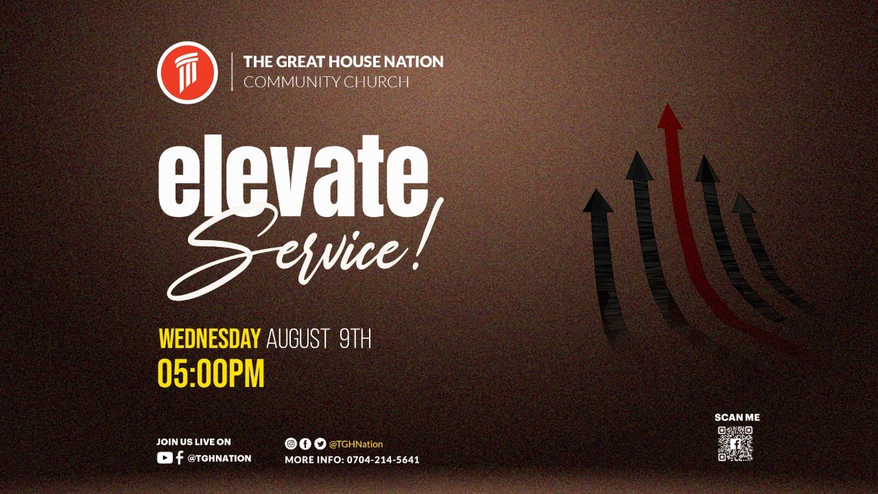 ELEVATE SERVICE WEDNESDAY AUGUST 9TH 2023 5PM - YouTube