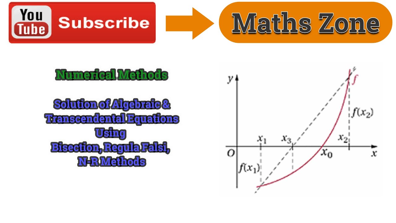 Numerical Method ( Solution of Algebraic & Transcendental Equations) - YouTube