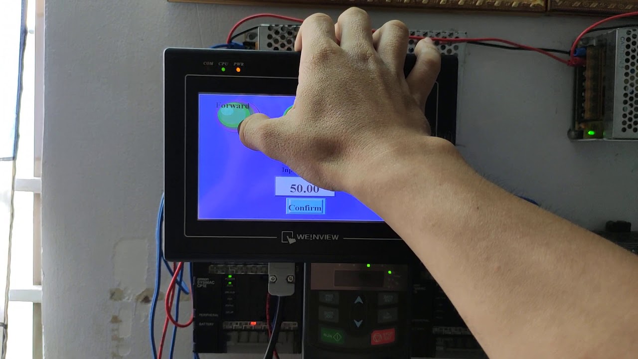 Truyền thông Hmi vs Plc vs Inverter - YouTube