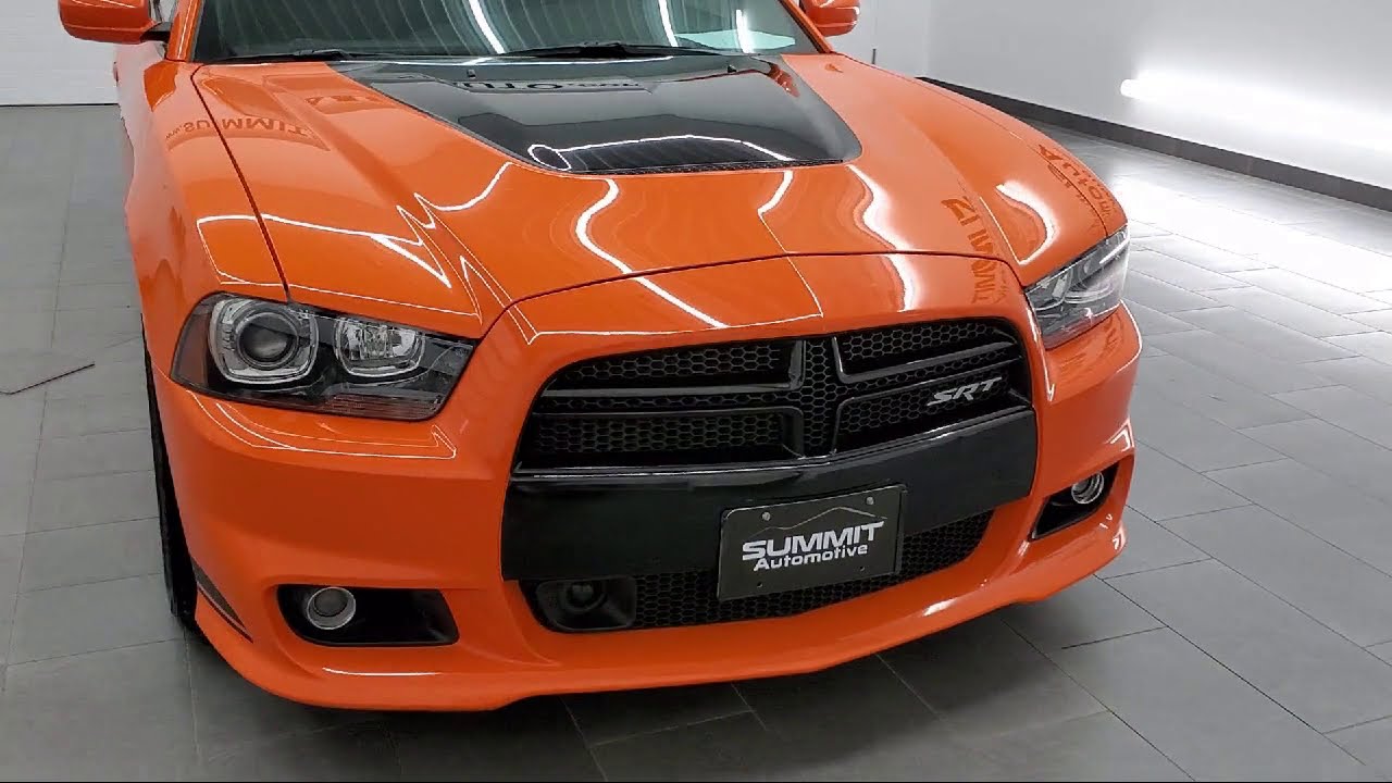 Dodge Charger Srt8 Super Bee Orange