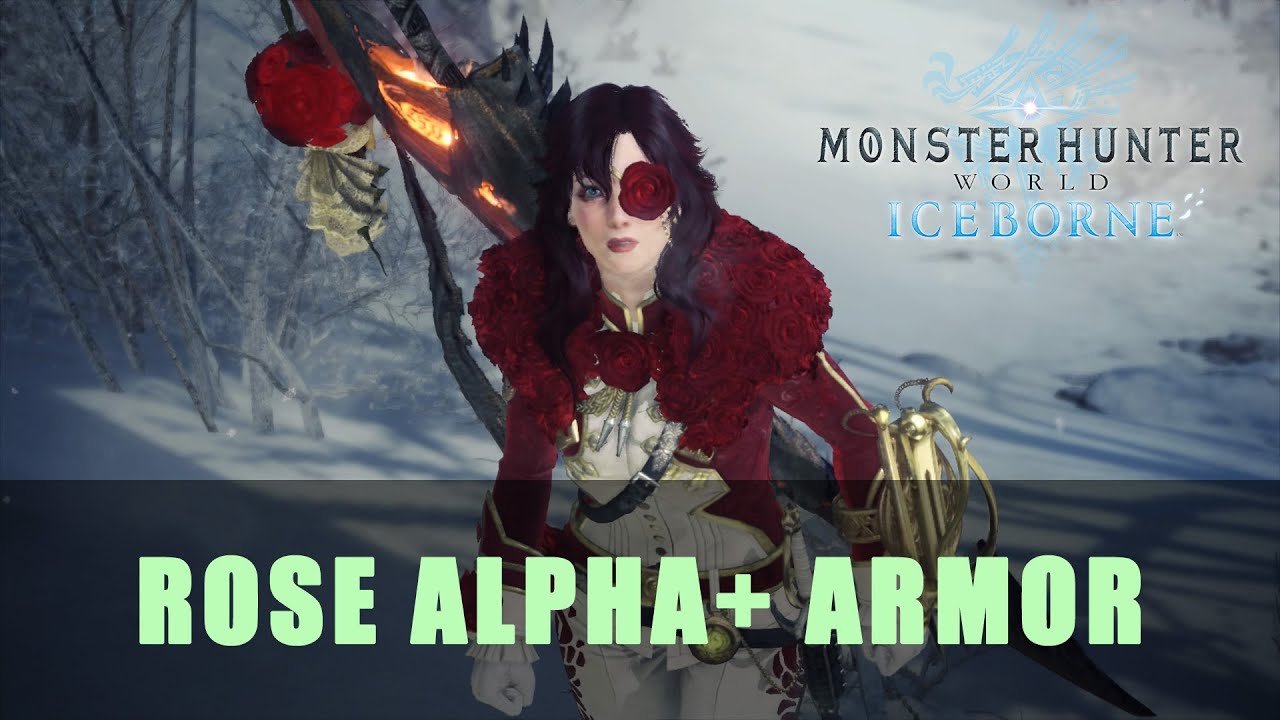MHW Iceborne: Rose Alpha+ Armor - YouTube