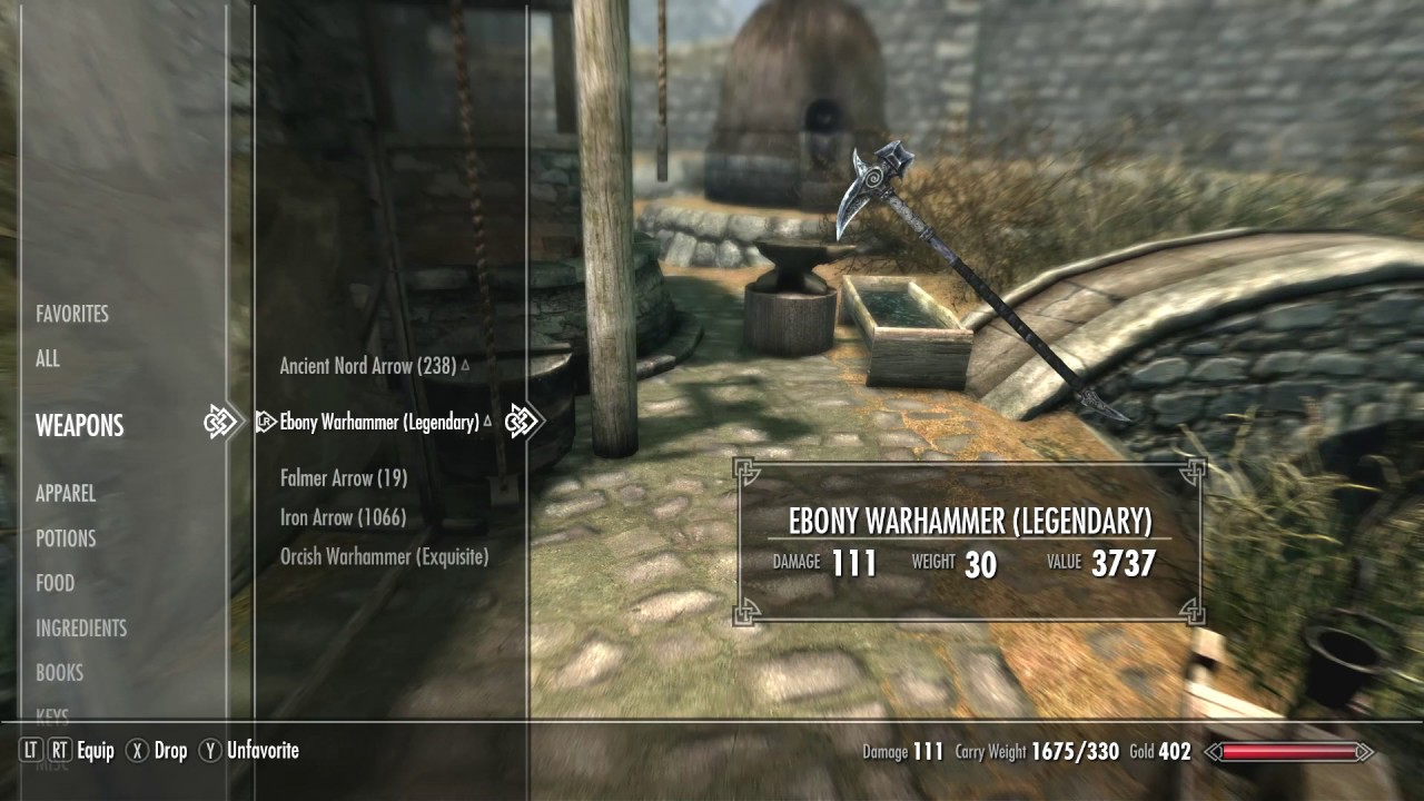 How to craft Legendary Quality items - Skyrim - YouTube