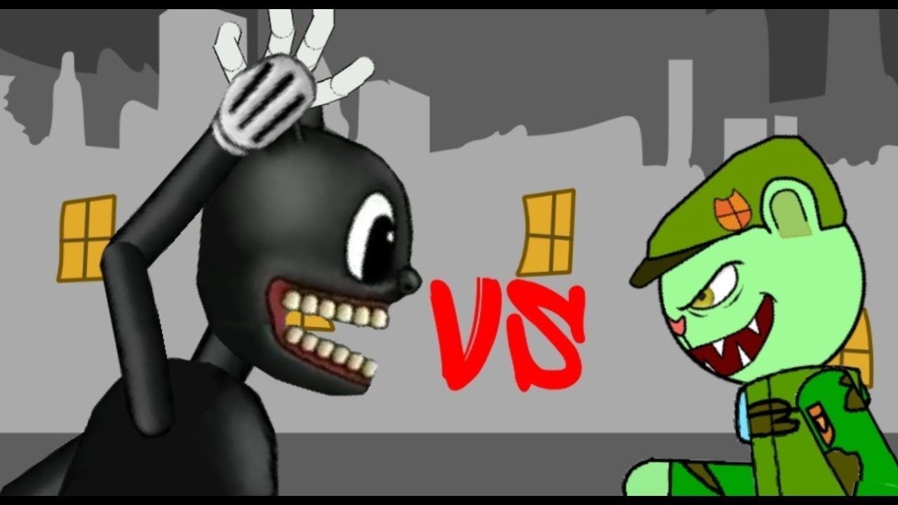 Flippy vs Cartoon Cat - YouTube
