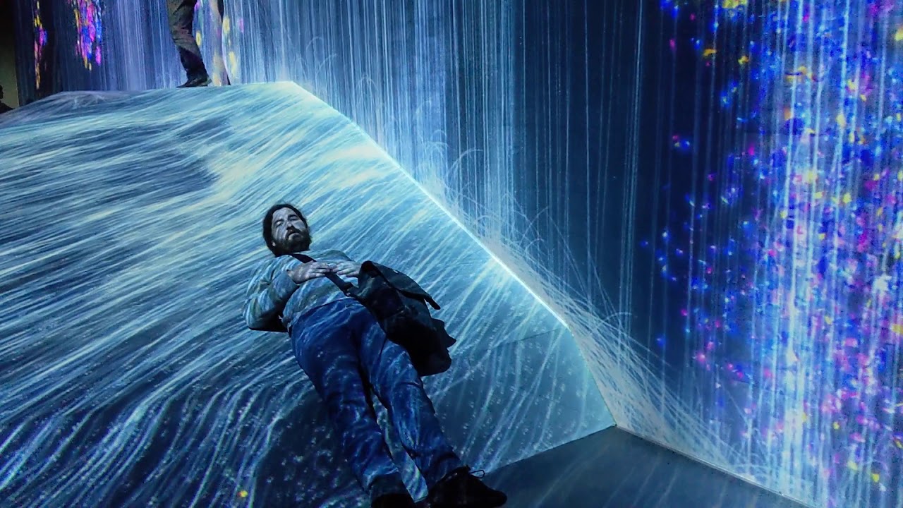 Interactive Waterfall Projection - YouTube