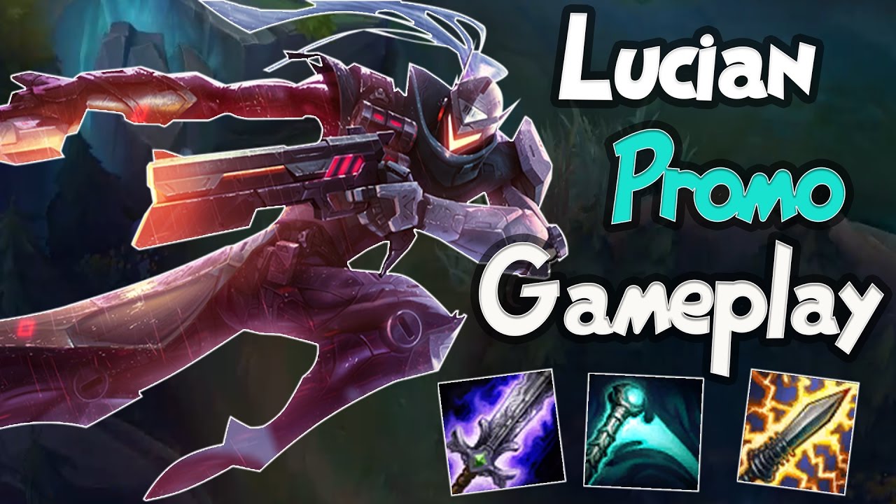 ♣League of Legends♣ | Lucian PROMO Gameplay - YouTube