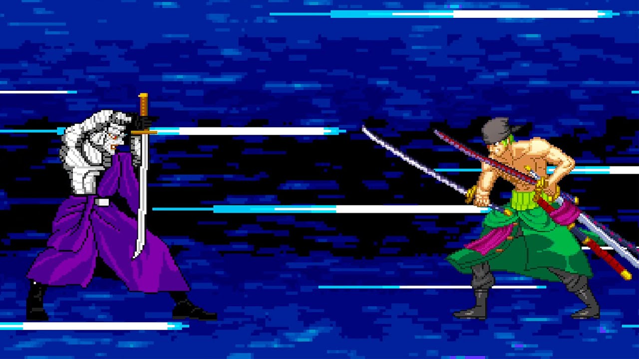 RORONOA ZORO (one piece) vs SHISHIO (samurai x) - Anime Fight - YouTube
