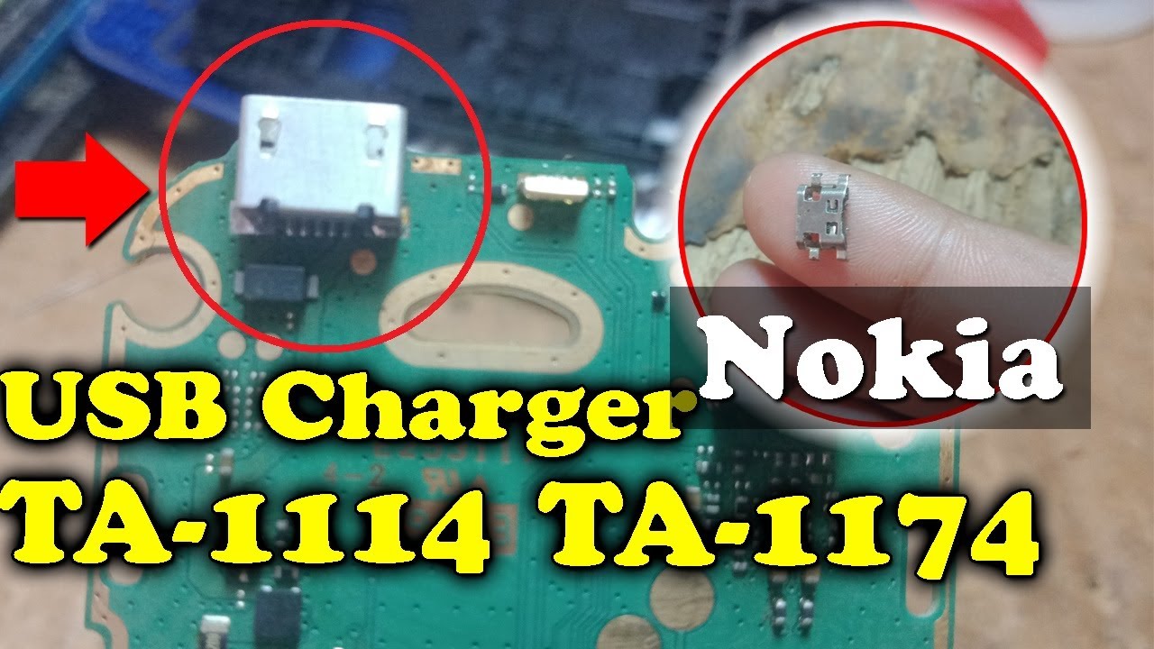 How to Change USB charger port for Nokia TA-1174 | Nokia TA-1114 ...