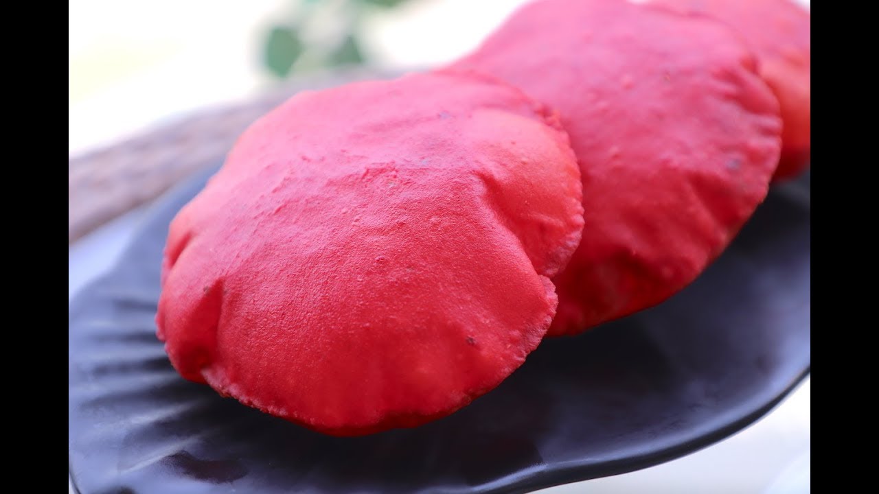 Beetroot poori - Healthy poori recipe - Beetroot puri recipe - Kids ...