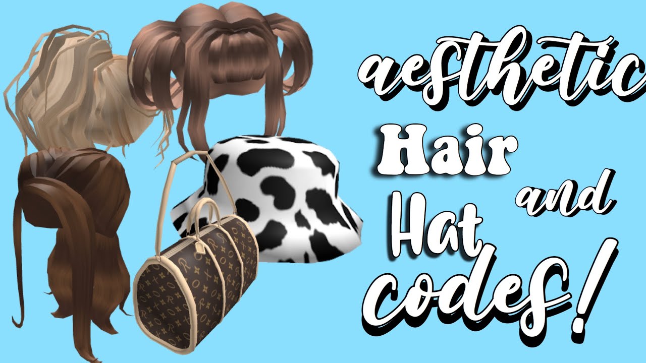 AESTHETIC HAIR AND HAT CODES FOR BLOXBURG! - YouTube