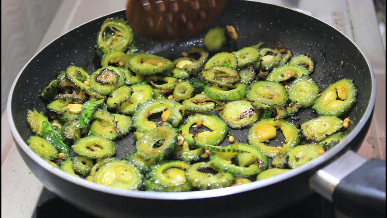 Bitter Gourd Fry // Fries // Syamalamma Kitchen - YouTube