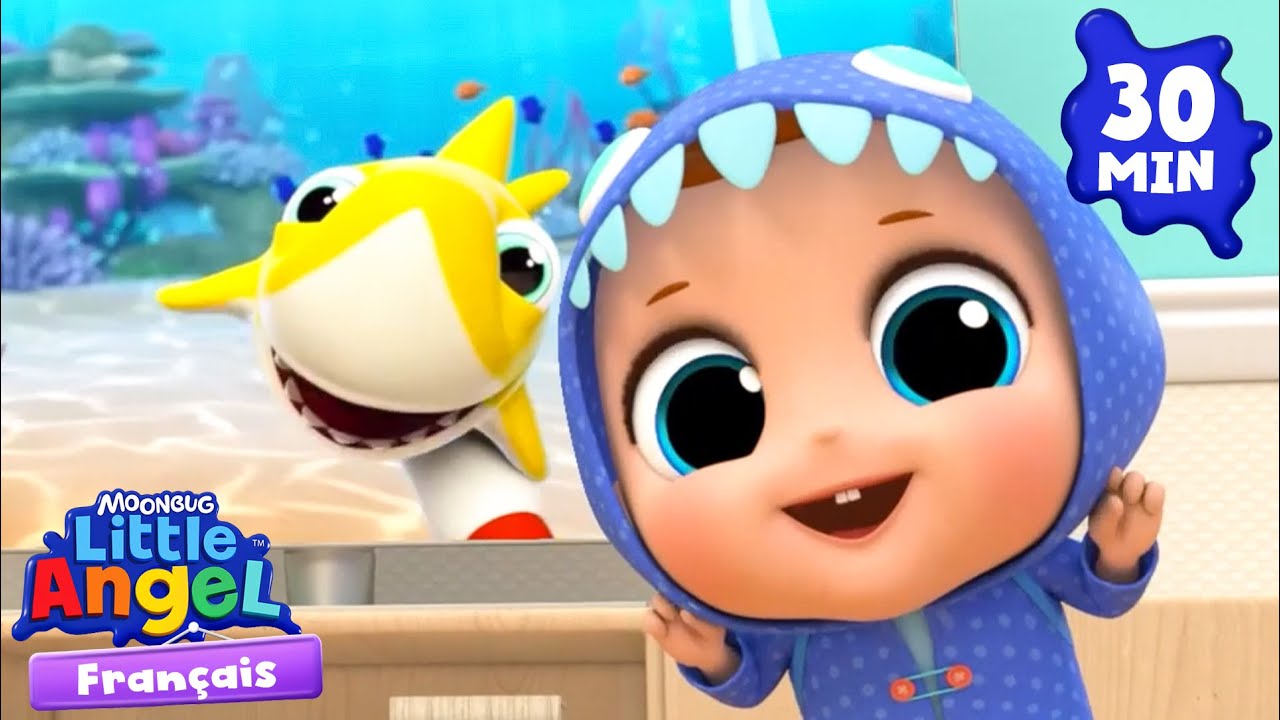 Comptine Bébé Requin | Comptines avec Bébé Louis | Little Angel ...