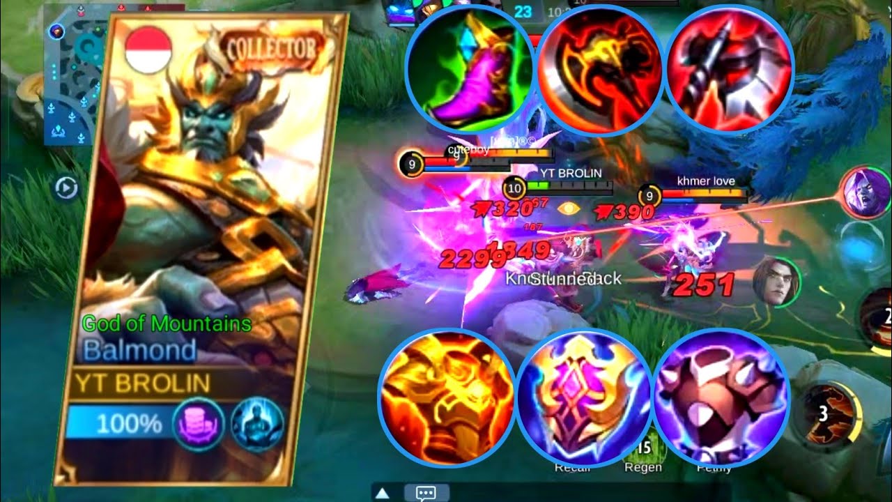 BALMOND FULL BUILD ( HIGH DAMAGE ) / BUILD TOP 1 GLOBAL BALMOND ...