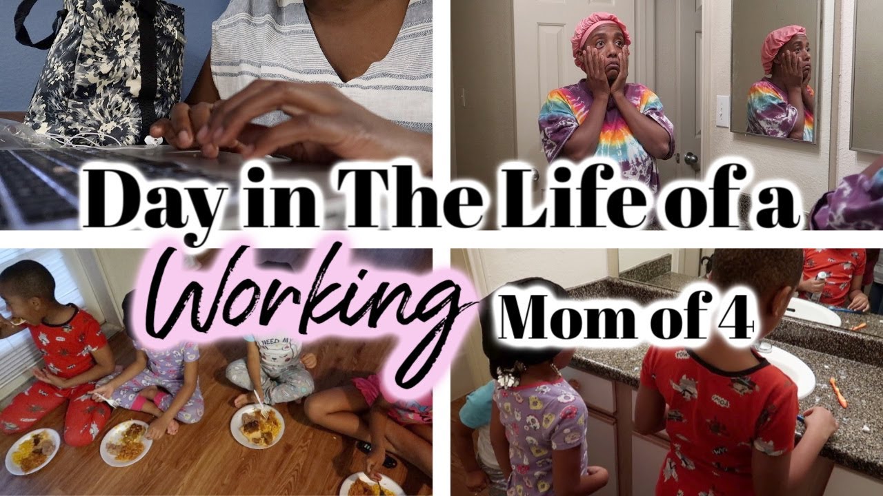 Day in The Life of a Working Mom of 4 - YouTube
