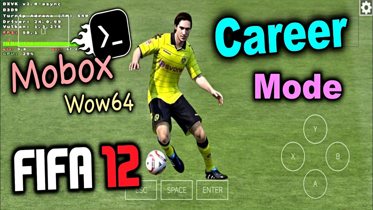 FIFA 2012 Mobile ( Mobox Wow64 ) - Manager Career - Android 14 Mobox ...