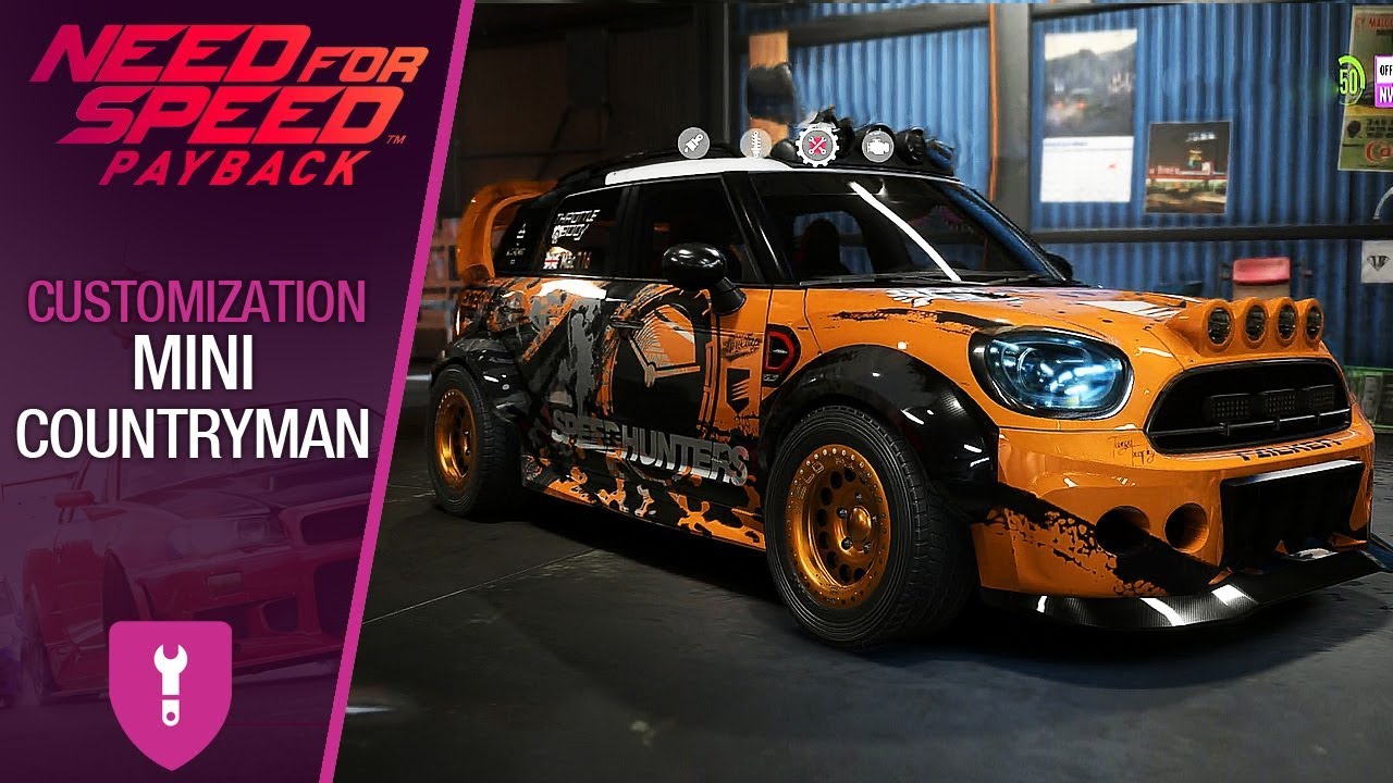NFS Payback - Customization: Mini Countryman - YouTube