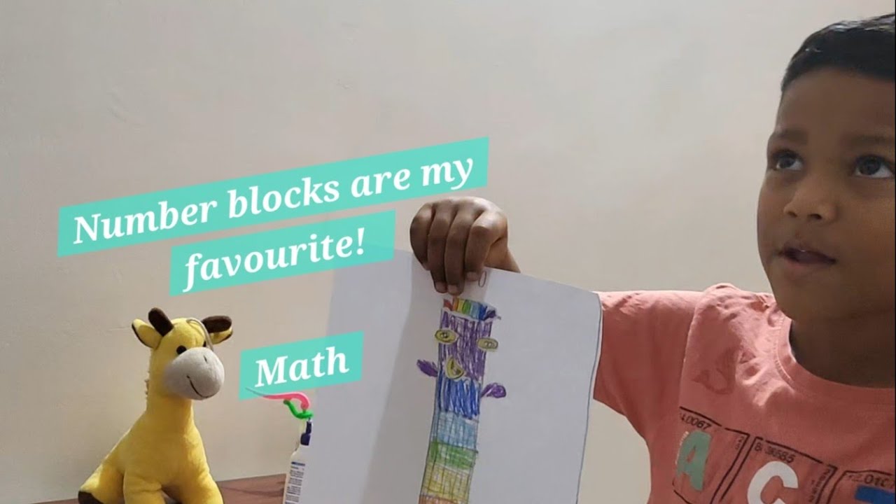 Fun with Math: Shlok’s Colorful Numberblocks! - YouTube