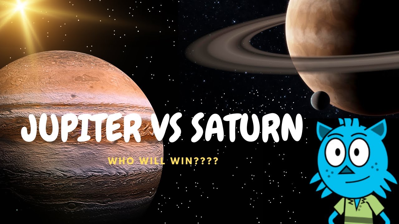 Space Wars: Jupiter vs. Saturn Kid's Space Story - YouTube