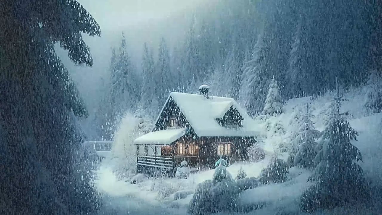 Snowstorm Blizzard Wind Sounds For Sleeping, Relaxing ~ Calm Snow ...