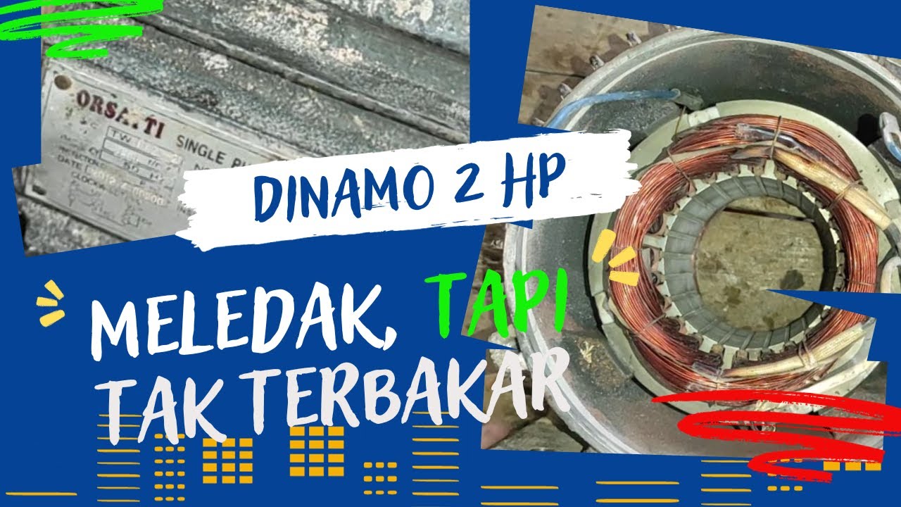 Analisa kerusakan dan cara memperbaiki pada dinamo 2 HP yang berasap ...