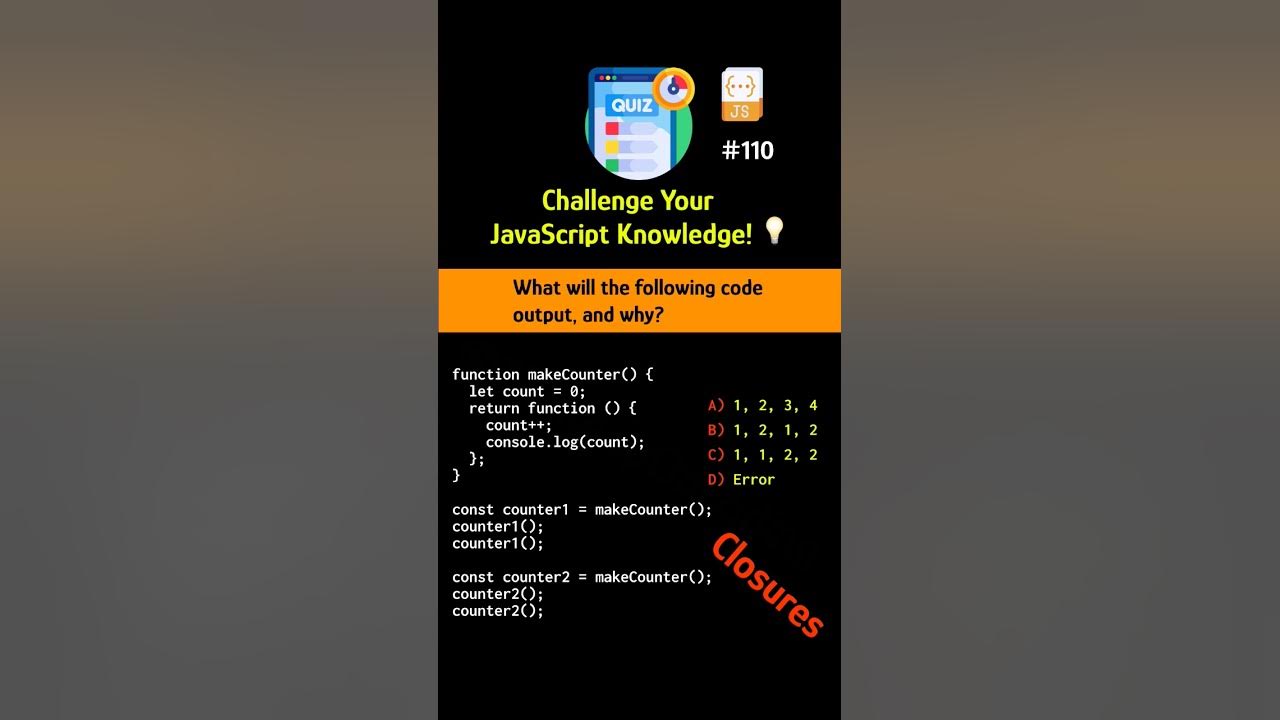 Challenge Your JavaScript Knowledge! 💡Can You Guess the Output? 🖥️💡 #javascript #viral #trending ...