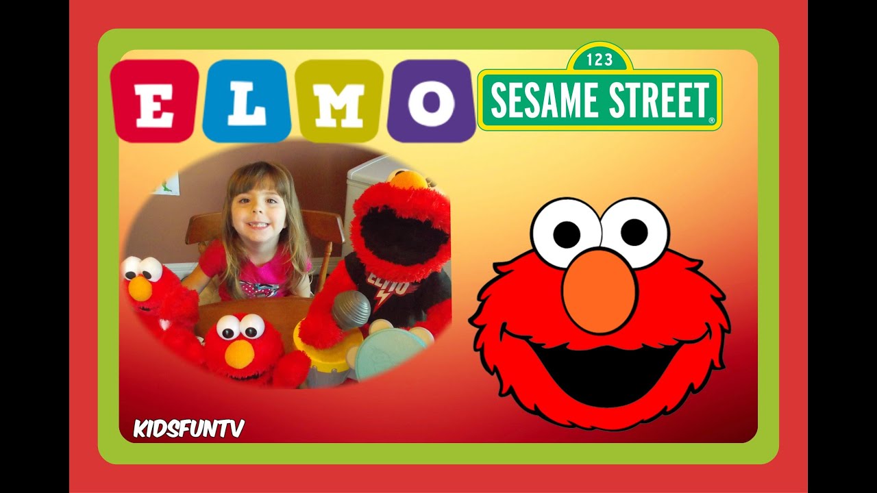 Elmo Collection SESAME STREET | Lets Rock Elmo | LOL Elmo | Many Kisses ...