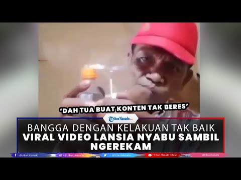 Viral Video Pria Diduga Lansia Nyabu Sambil Ngerekam, Diciduk Aparat