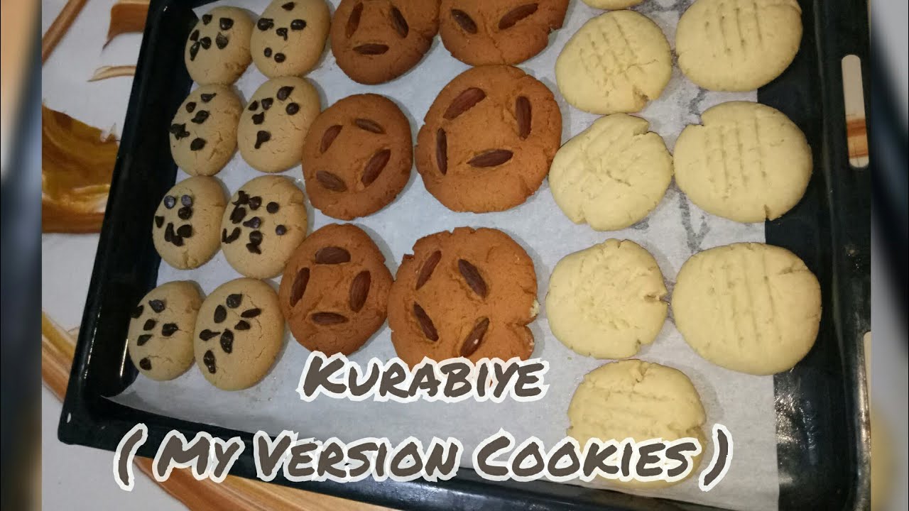Kurabıye ( Cookies 3 flavors ) - YouTube