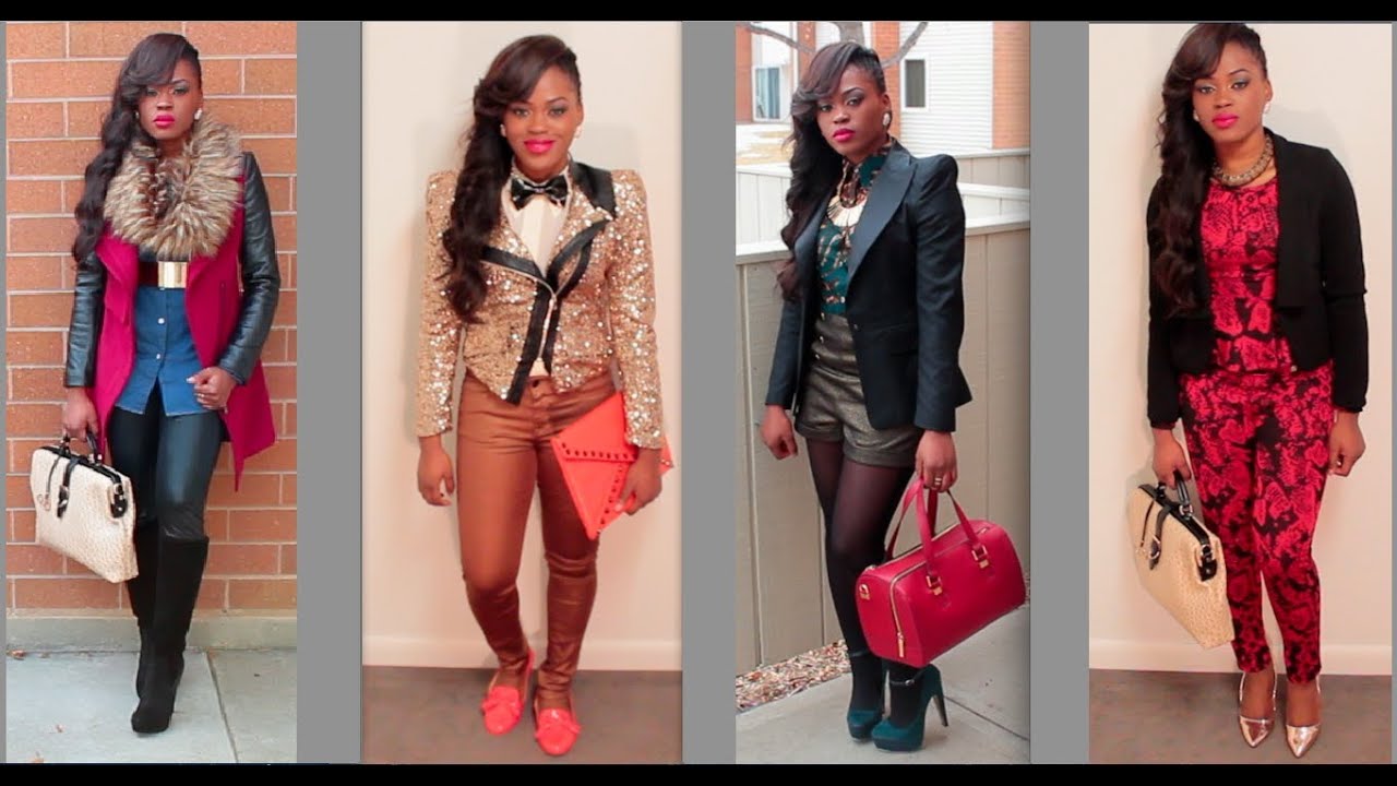 Winter Lookbook/Haul - YouTube