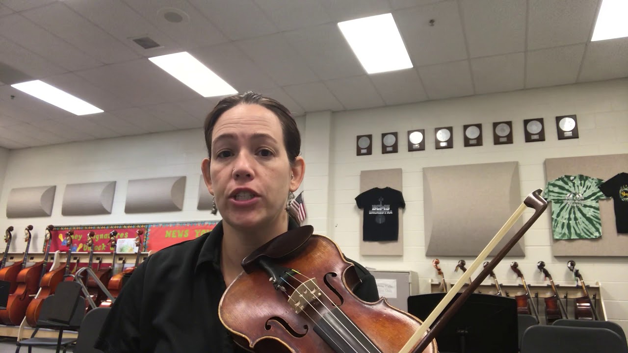 Creatures 1st violin part tutorial - YouTube
