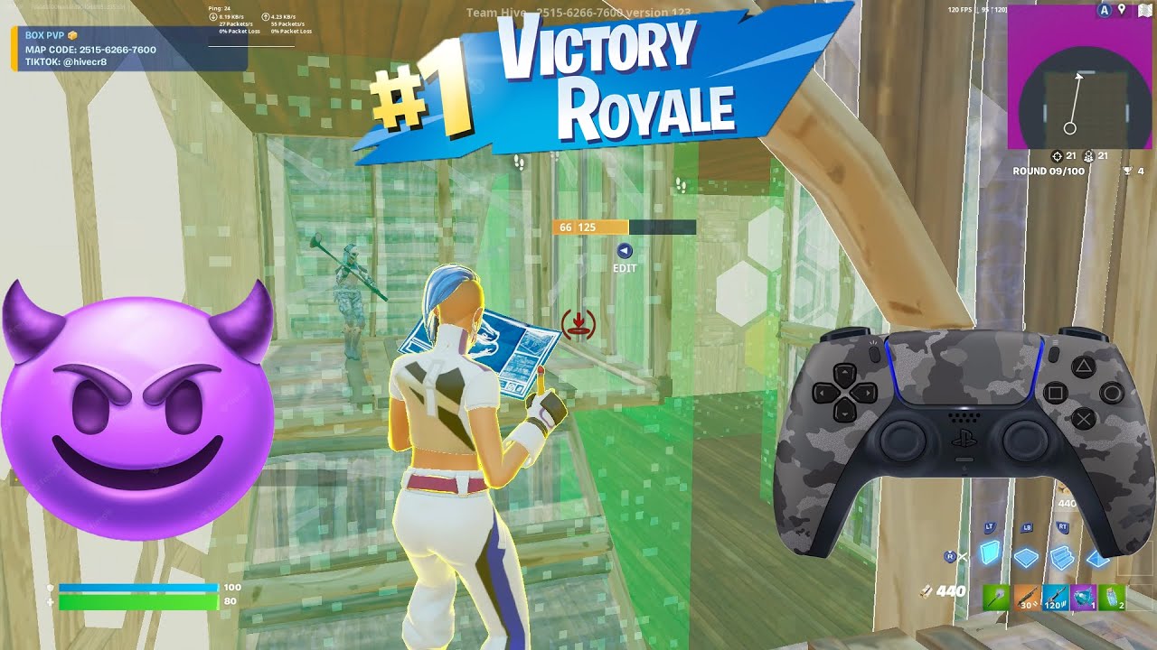 PS5 DualSense ASMR 😴 Fortnite Box Fights 📦 2K - YouTube